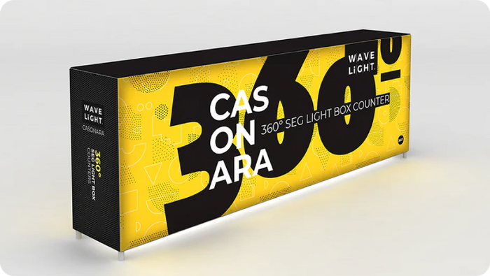 WaveLight Casonara Light Box Counters | Hero Displays